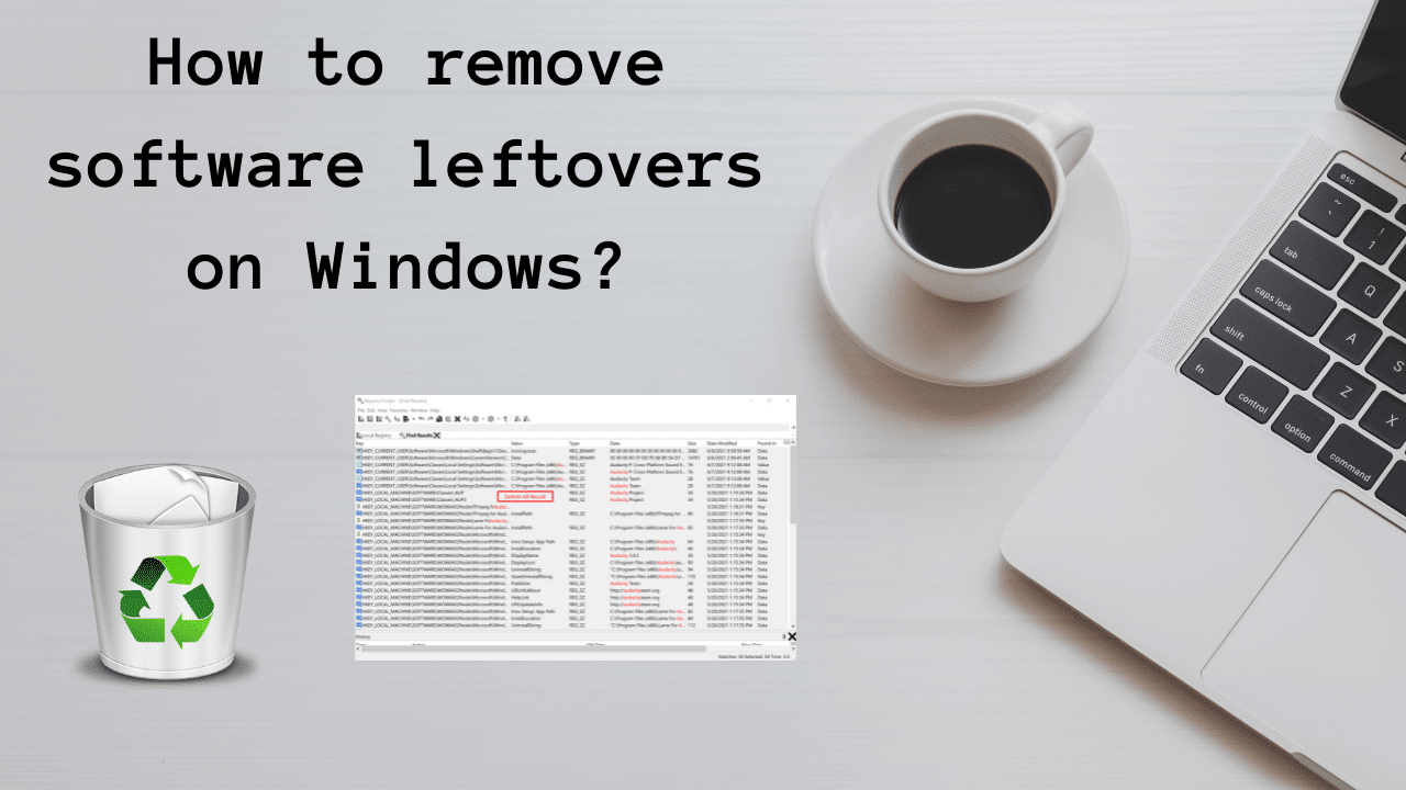 99RDP | How to remove software leftovers on Windows